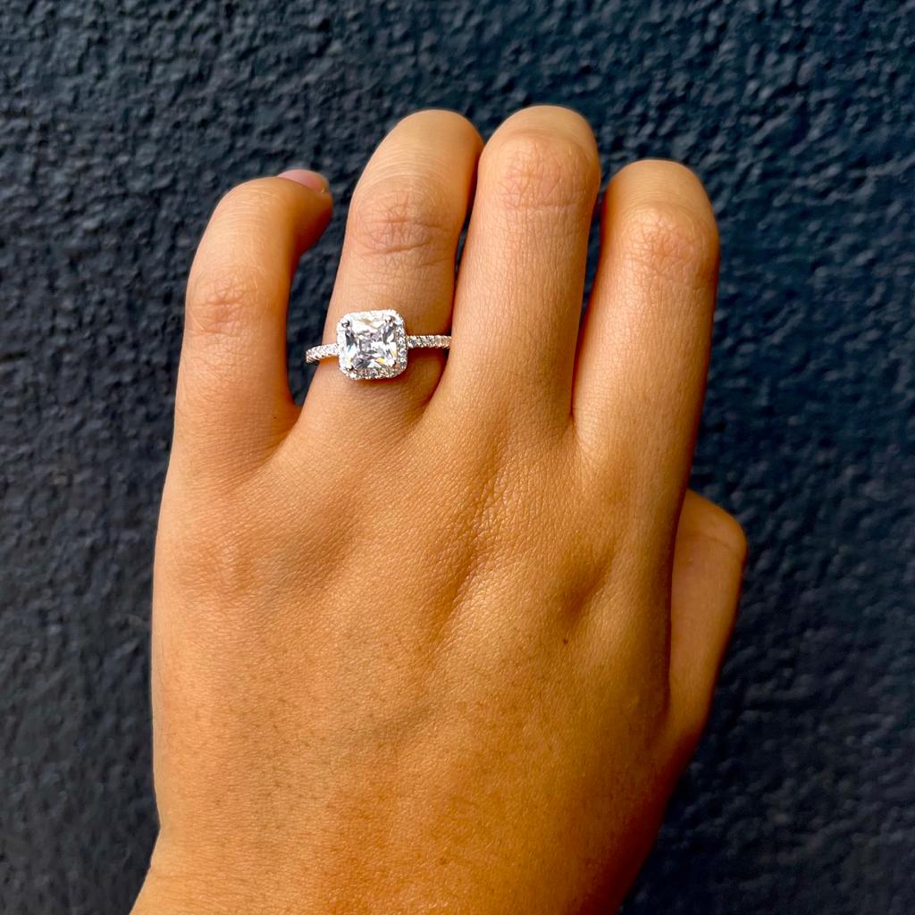 Anillo de Compromiso de Plata 925, Always – AFARAH